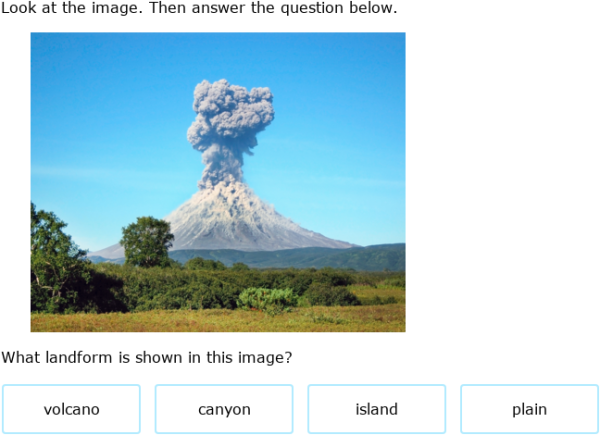 IXL - Identify Earth's land features (Year 3 science practice)