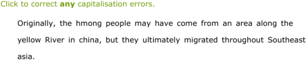 IXL - Correct capitalisation errors (Year 11 English practice)