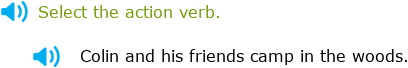 IXL - Identify action verbs (Year 3 English practice)