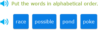 IXL - Order alphabetically based on the first three letters (Year 3 ...