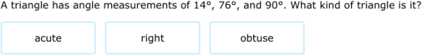 IXL - Classify triangles (Year 6 maths practice)
