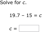 IXL - Solve one-step equations with decimals (Year 7 maths practice)