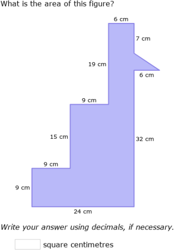 IXL - Area of compound figures with triangles, semicircles and quarter circles (Year 9 maths ...