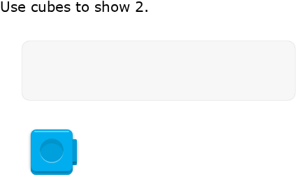 IXL - Show numbers with cubes - up to 5 (Reception maths practice)