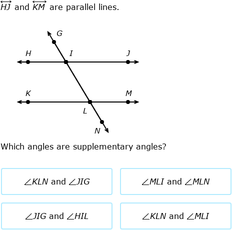 IXL - Transversals of parallel lines: name angle pairs (Year 8 maths ...