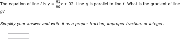 IXL - Gradients of parallel lines (Year 11 maths practice)