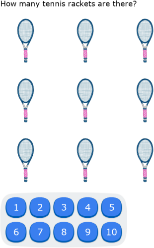 IXL - Count objects - up to 10 (Reception maths practice)