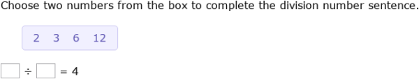 IXL - Division facts up to 10: select the missing numbers (Year 4 maths ...
