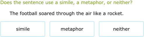 IXL - Identify similes and metaphors (Year 5 English practice)