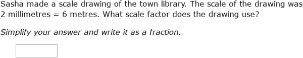IXL - Scale drawings: scale factor word problems (Year 7 maths practice)