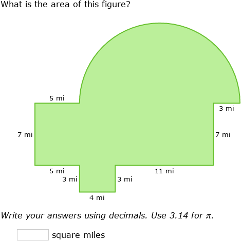 IXL - Area of compound figures (Year 11 maths practice)