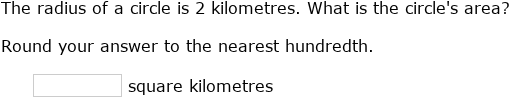IXL - Area of circles (Year 10 maths practice)