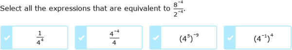 IXL - Identify equivalent expressions involving integer indices (Year ...