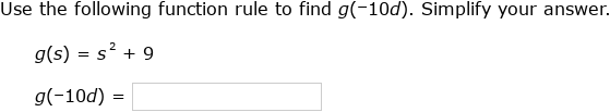 IXL - Evaluate a function: plug in an expression (Year 10 maths practice)