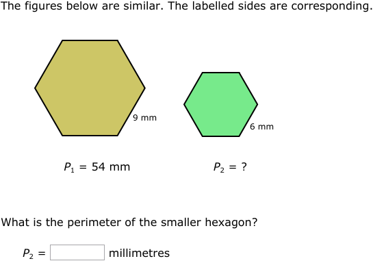 IXL - Area and perimeter of similar figures (Year 10 maths practice)