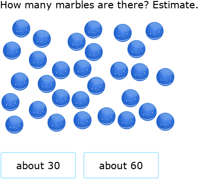 IXL - Estimate to the nearest ten - up to 100 (Year 1 maths practice)