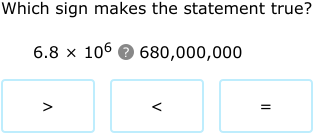 IXL - Compare numbers written in standard form (Year 9 maths practice)