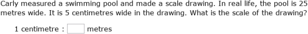 IXL - Scale drawings: word problems (Year 9 maths practice)
