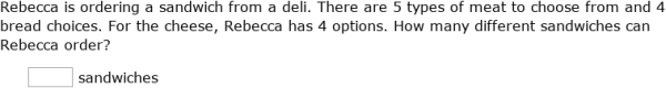 IXL - Find the number of outcomes: word problems (Year 11 maths practice)