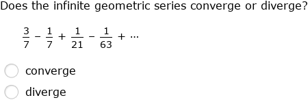 IXL - Find the value of an infinite geometric series (Year 12 maths ...