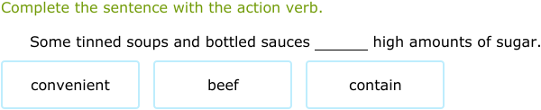 IXL - Use action verbs (Year 5 English practice)