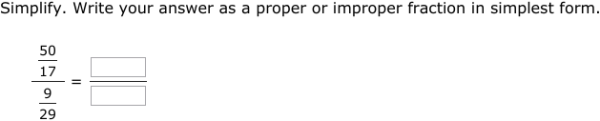 IXL - Simplify complex fractions (Year 10 maths practice)