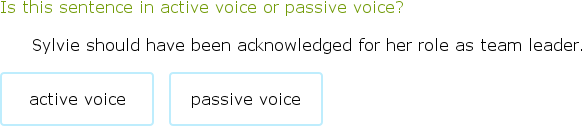 IXL - Identify active and passive voice (Year 9 English practice)