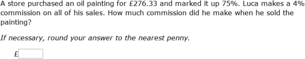 IXL - Multi-step problems with percents (Year 10 maths practice)
