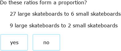 IXL - Do the ratios form a proportion: word problems (Year 8 maths ...