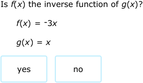 IXL - Identify inverse functions (Year 13 maths practice)