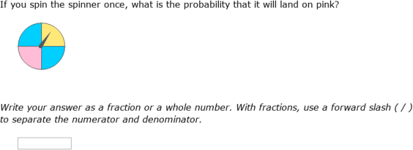 IXL - Find the probability (Year 5 maths practice)