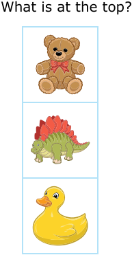 IXL - Top, middle and bottom (Reception maths practice)