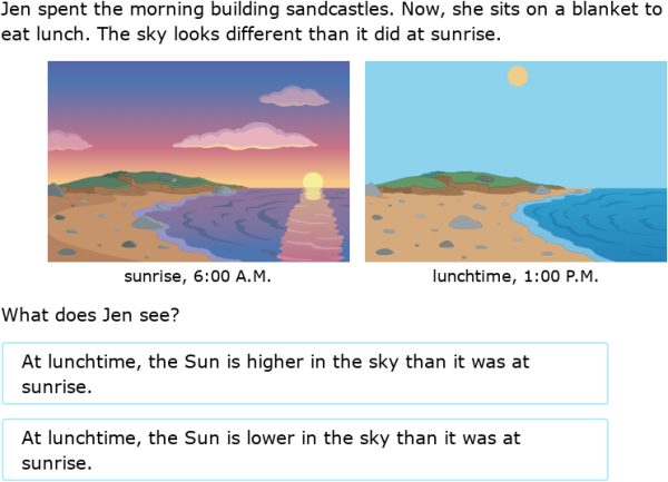 IXL - The daytime sky (Year 2 science practice)