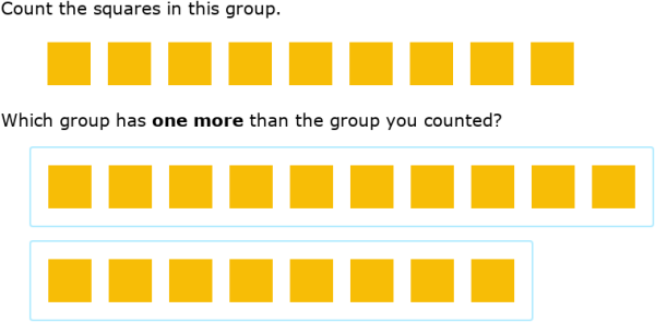 IXL - One more with pictures - up to 10 (Year 1 maths practice)