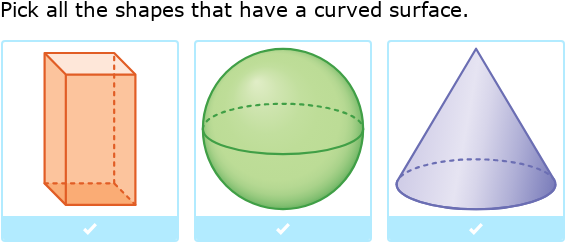 IXL - Describe solid shapes (Reception maths practice)