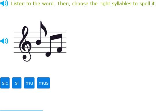 IXL - Spell words with open and closed syllables (Year 3 English practice)