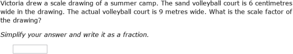 IXL - Scale drawings: scale factor word problems (Year 8 maths practice)