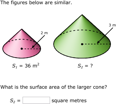IXL - Surface area and volume of similar solids (Year 11 maths practice)