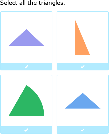 IXL - Circles and triangles (Reception maths practice)