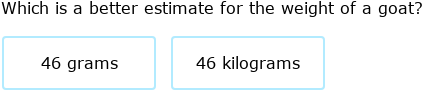 IXL - Estimate metric measurements (Year 7 maths practice)