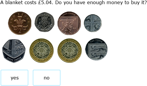 IXL - Purchases - do you have enough money - up to £10 (Year 3 maths ...