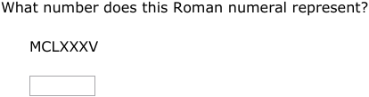 IXL - Roman numerals (Year 5 maths practice)