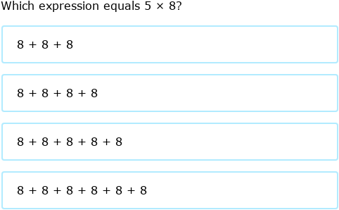 IXL - Relate addition and multiplication (Year 3 maths practice)