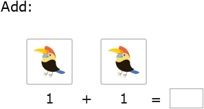 IXL - Add with pictures - sums up to 10 (Year 1 maths practice)