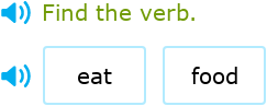 IXL - Find the action verb (Year 1 English practice)