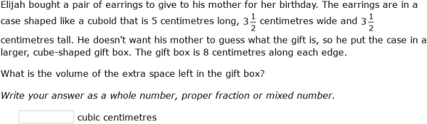 IXL - Volume of cubes and cuboids: word problems (Year 7 maths practice)