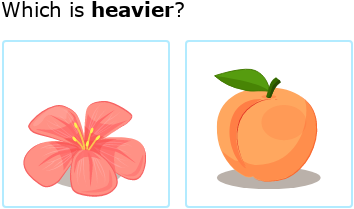 IXL - Compare size, weight and capacity (Reception maths practice)