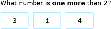 IXL - One more - up to 20 (Year 1 maths practice)