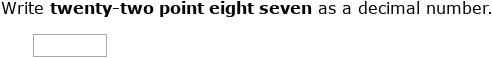 IXL - Understanding decimals expressed in words: up to hundredths (Year ...