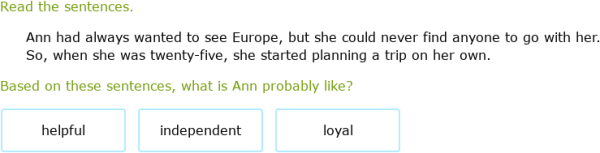 IXL - Use actions and dialogue to understand characters (Year 6 English ...